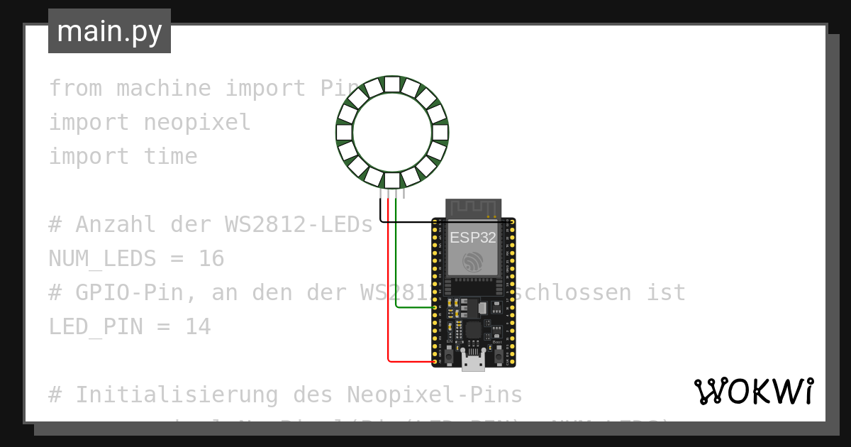 Neopixel Wokwi Esp32 Stm32 Arduino Simulator 2873