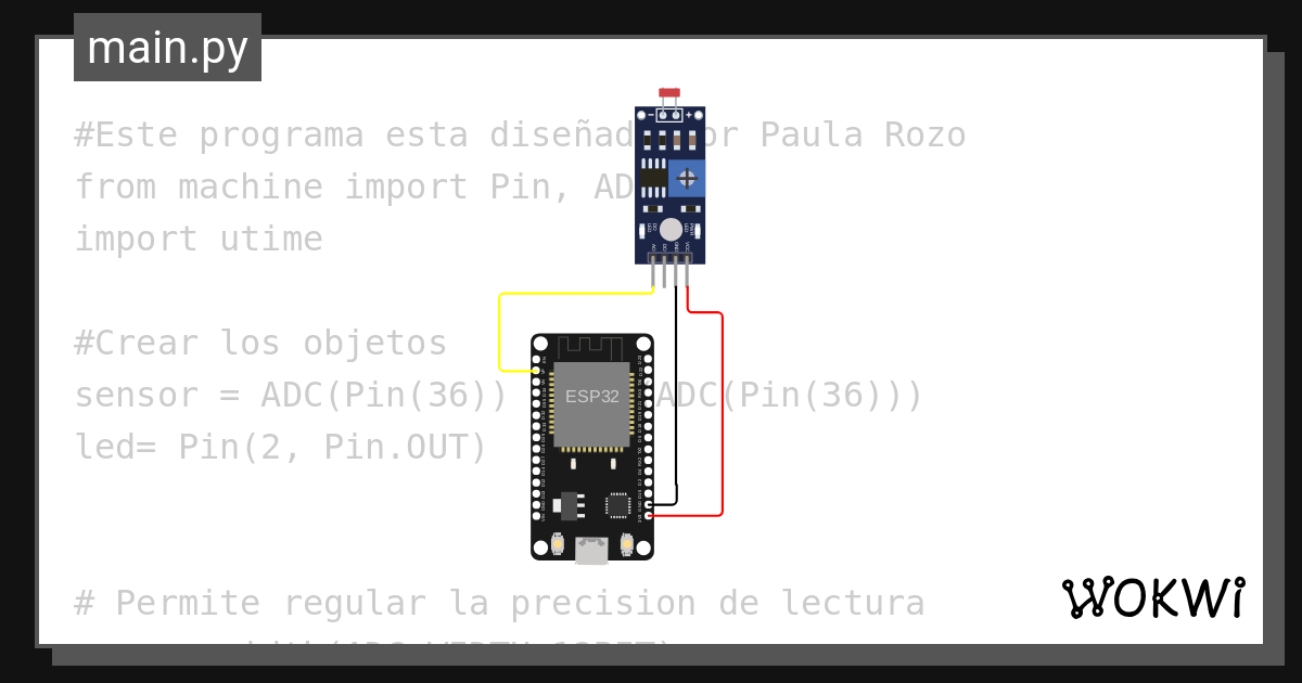 Iluminosidad Y Fotoresistencia Wokwi Esp32 Stm32 Arduino Simulator 4596