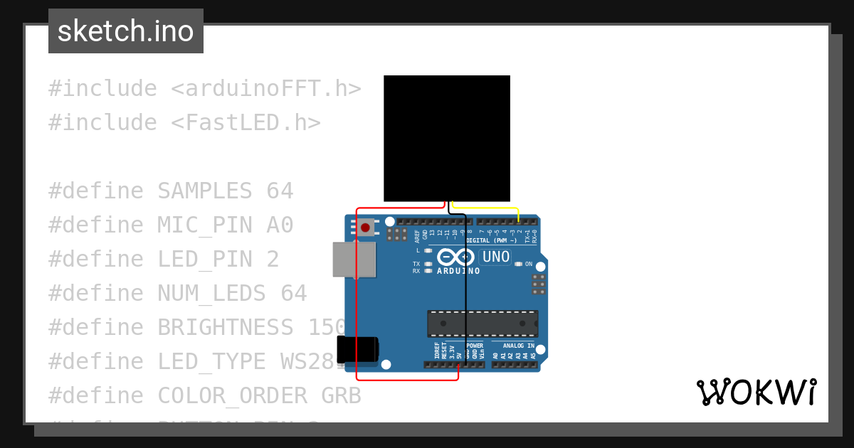 Final Project Led Lights Wokwi Esp32 Stm32 Arduino Simulator 5464