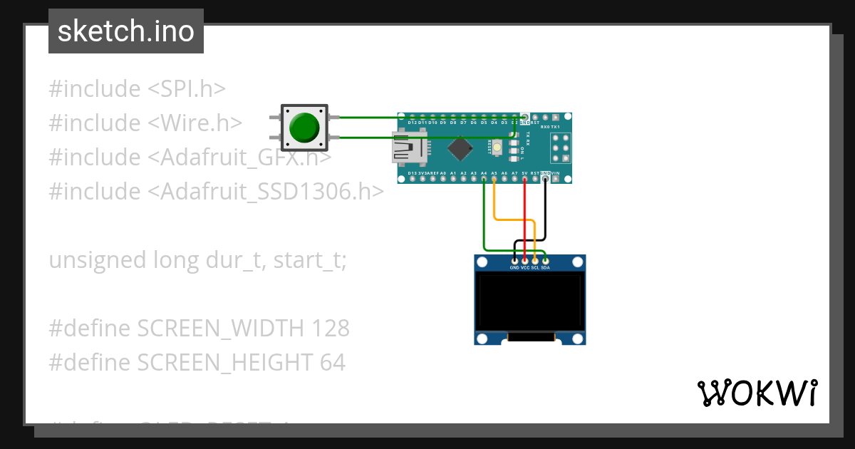 Jumping Dino Counting Jack Zhou Wokwi Esp32 Stm32 Arduino Simulator 1119