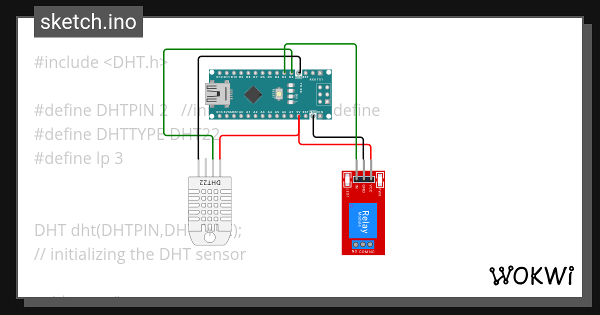 Digital Temperature sensor 2 - Wokwi ESP32, STM32, Arduino Simulator