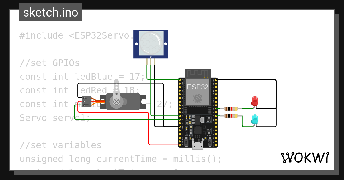 Pir Sensor Wokwi Esp32 Stm32 Arduino Simulator 8788
