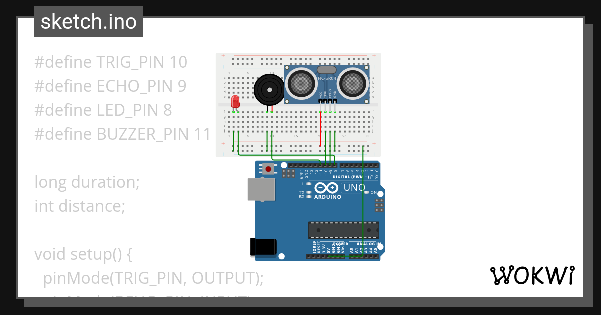 Alarm System - Wokwi ESP32, STM32, Arduino Simulator