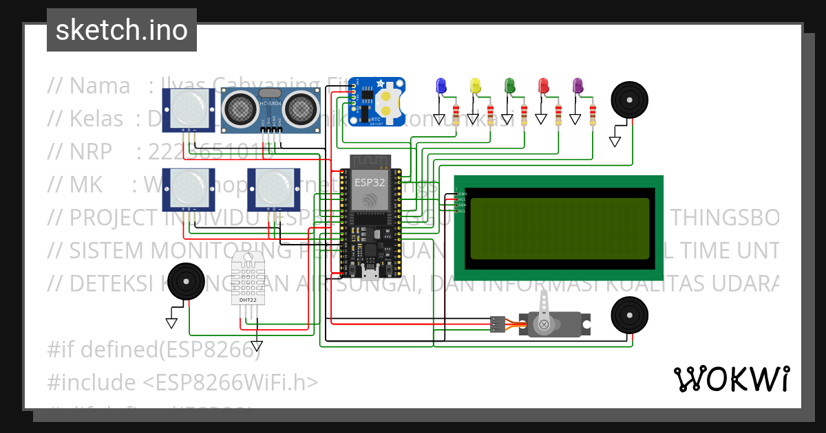 Wokwi - Online ESP32, STM32, Arduino Simulator