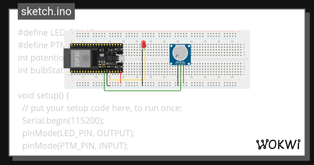 potentiometer-and-led - Wokwi ESP32, STM32, Arduino Simulator potentiometer-and-led - Wokwi ESP32, STM32, Arduino Simulator