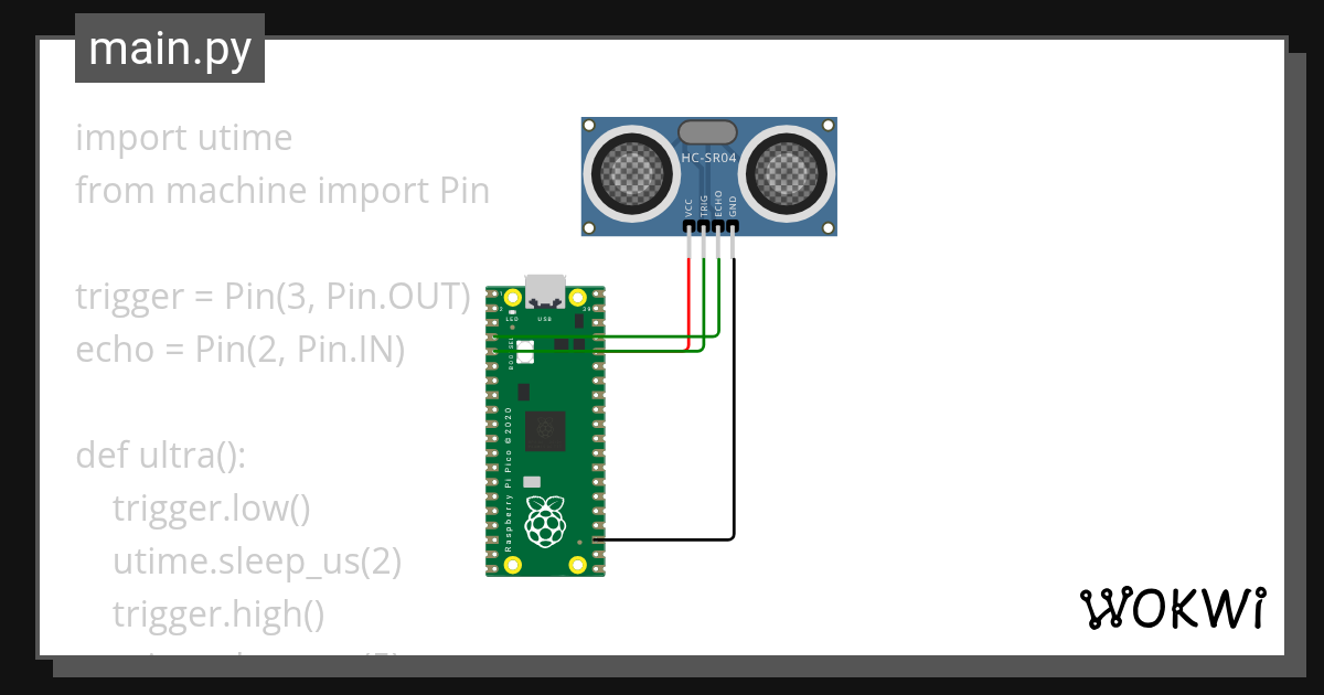 Distance Meter 4 Wokwi Esp32 Stm32 Arduino Simulator 4711