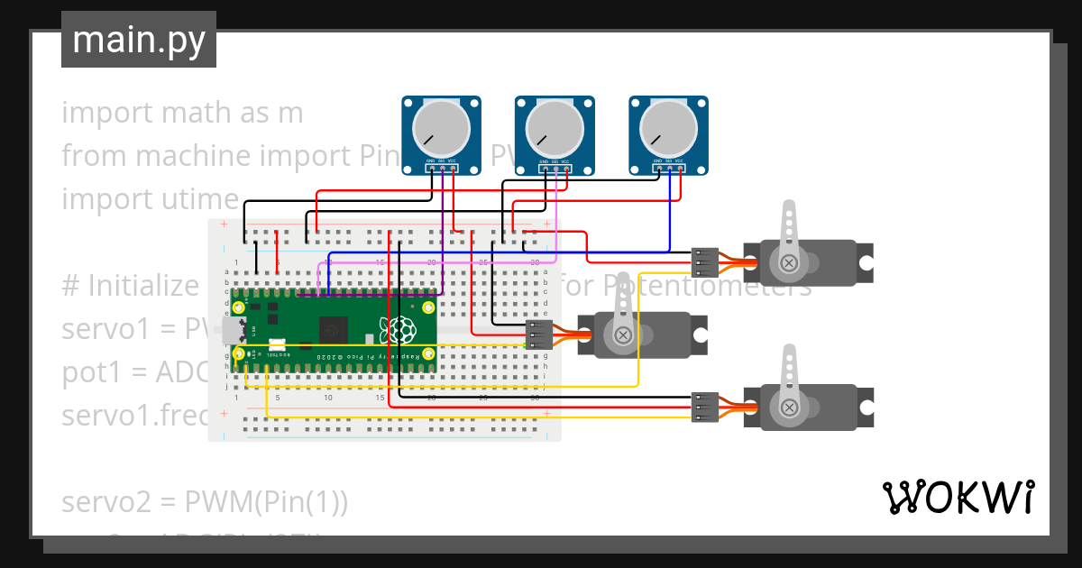 FCC POT SERVO - Wokwi ESP32, STM32, Arduino Simulator