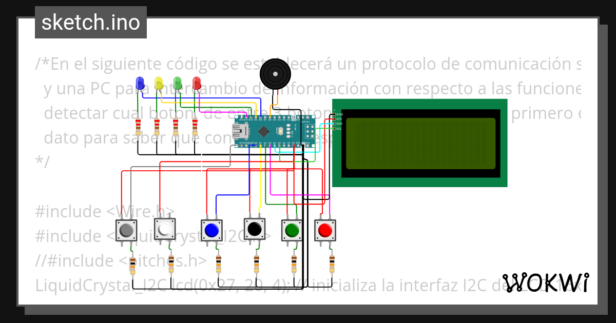 Botonera Concursos v.4.1 - Wokwi ESP32, STM32, Arduino Simulator