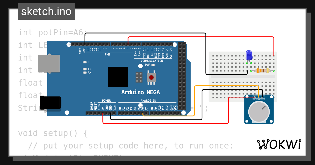Led Dimmer Wokwi Esp32 Stm32 Arduino Simulator 