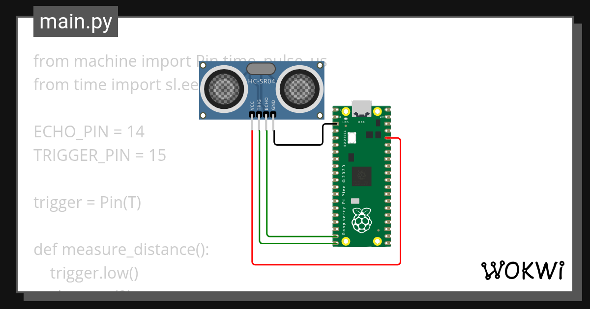 distance sensor - Wokwi ESP32, STM32, Arduino Simulator distance sensor - Wokwi ESP32, STM32, Arduino Simulator