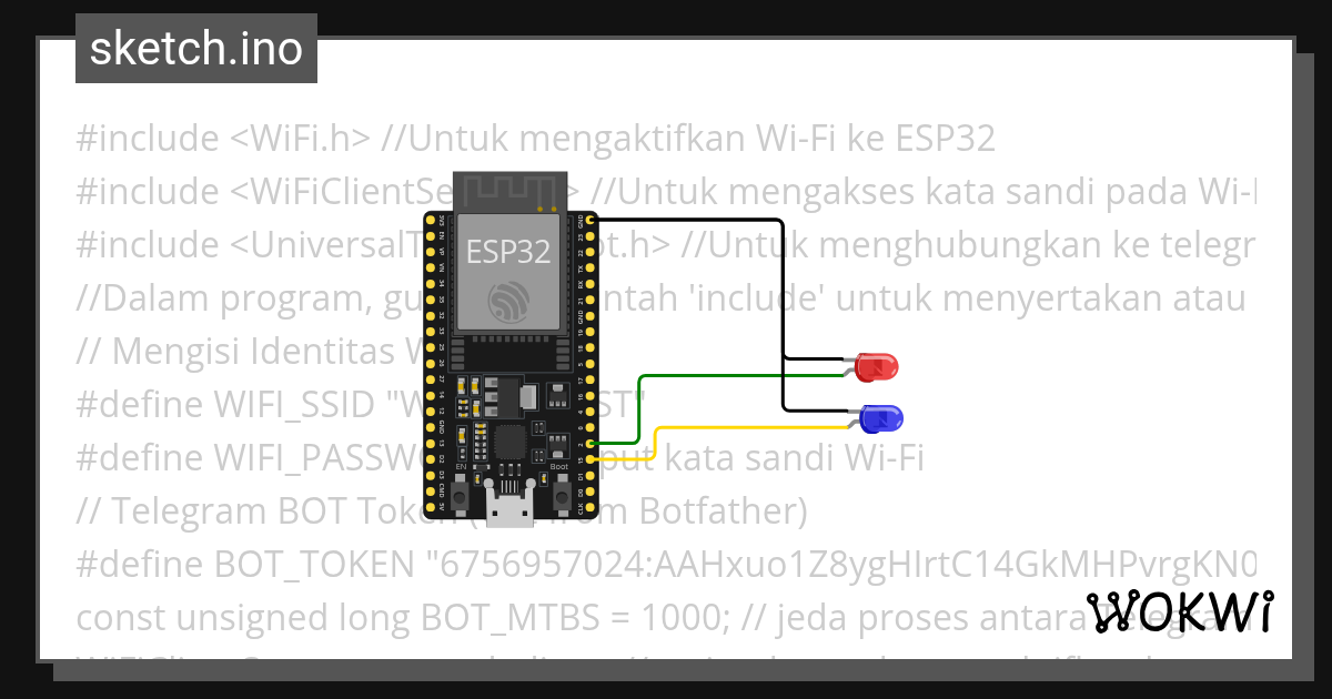 ratay masyaallah pasti bisa - Wokwi ESP32, STM32, Arduino Simulator