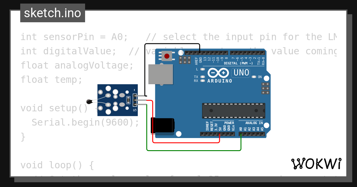 Lm 35 Sensor With Arduino Copy Wokwi Esp32 Stm32 Arduino Simulator 4678