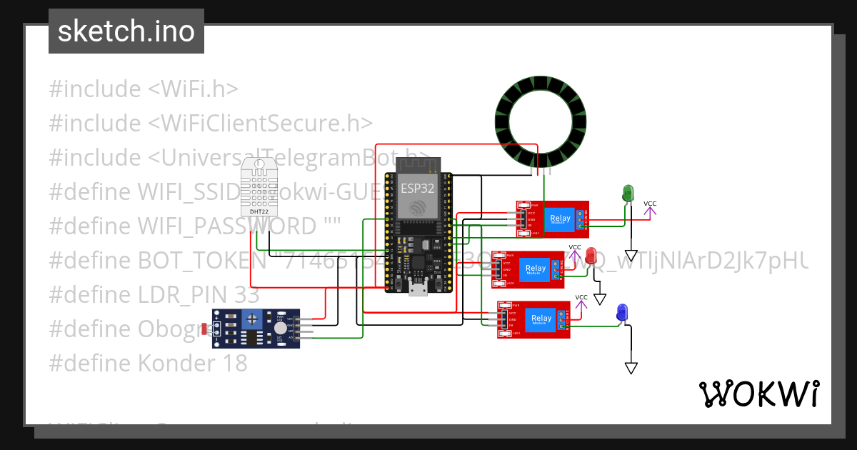Nash proect - Wokwi ESP32, STM32, Arduino Simulator