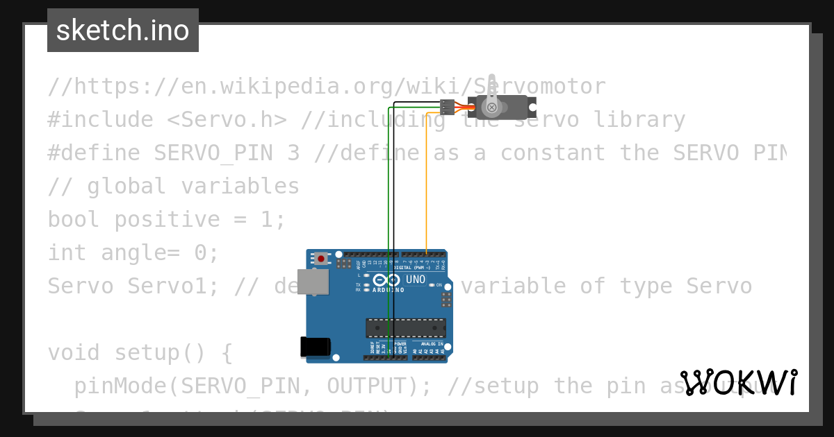 Servo Dummy 2 Wokwi Esp32 Stm32 Arduino Simulator 1241