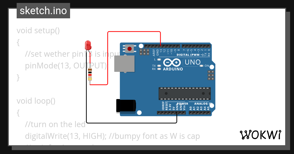 Ledblinking Wokwi Esp32 Stm32 Arduino Simulator