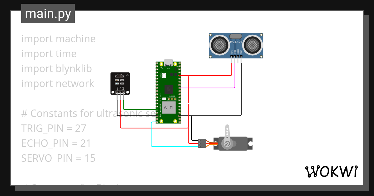 Pi pico SDP - Wokwi ESP32, STM32, Arduino Simulator