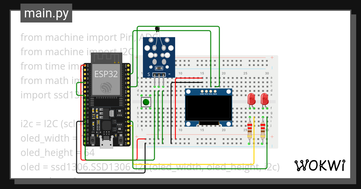 Oles Com 2 Sensores Wokwi Esp32 Stm32 Arduino Simulator 2803