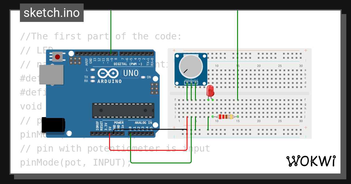 потенциометр Wokwi Esp32 Stm32 Arduino Simulatorenc 4351