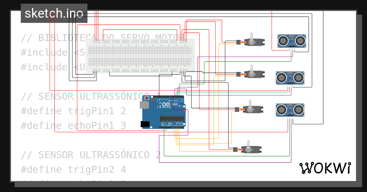 árvore Wokwi Esp32 Stm32 Arduino Simulator