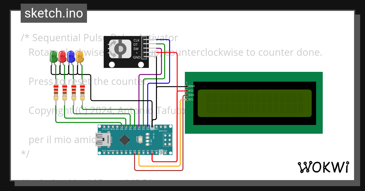 Sequential_Pulse_Relay_Activator_Salvatore - Wokwi ESP32, STM32, Arduino Simulator