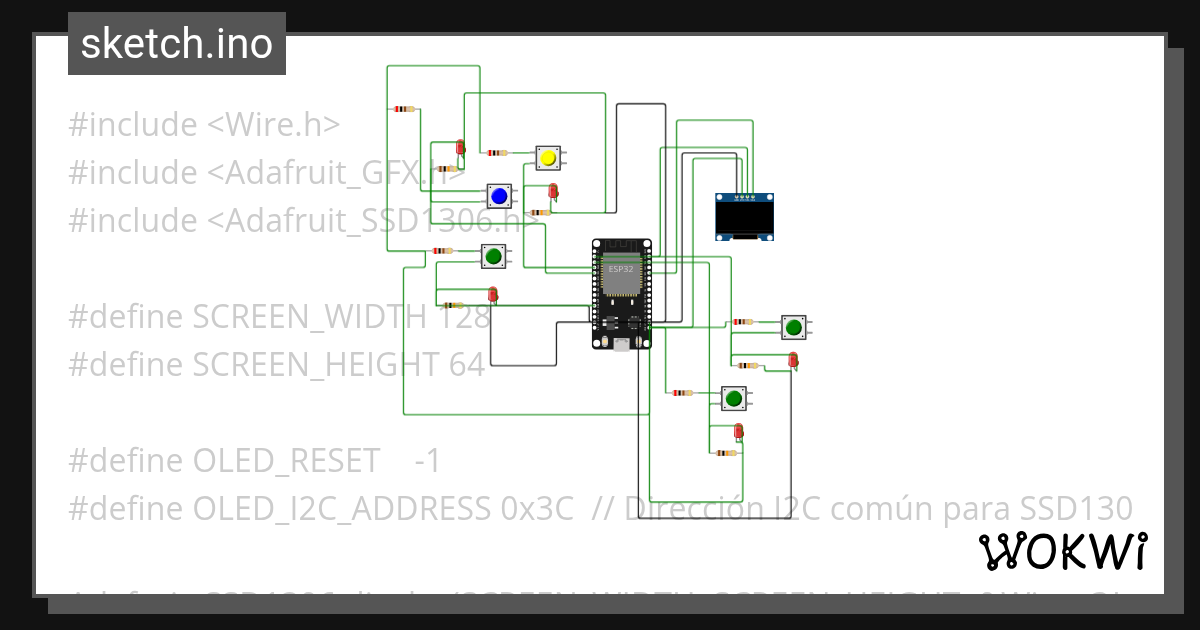 Inicio - Wokwi ESP32, STM32, Arduino Simulator