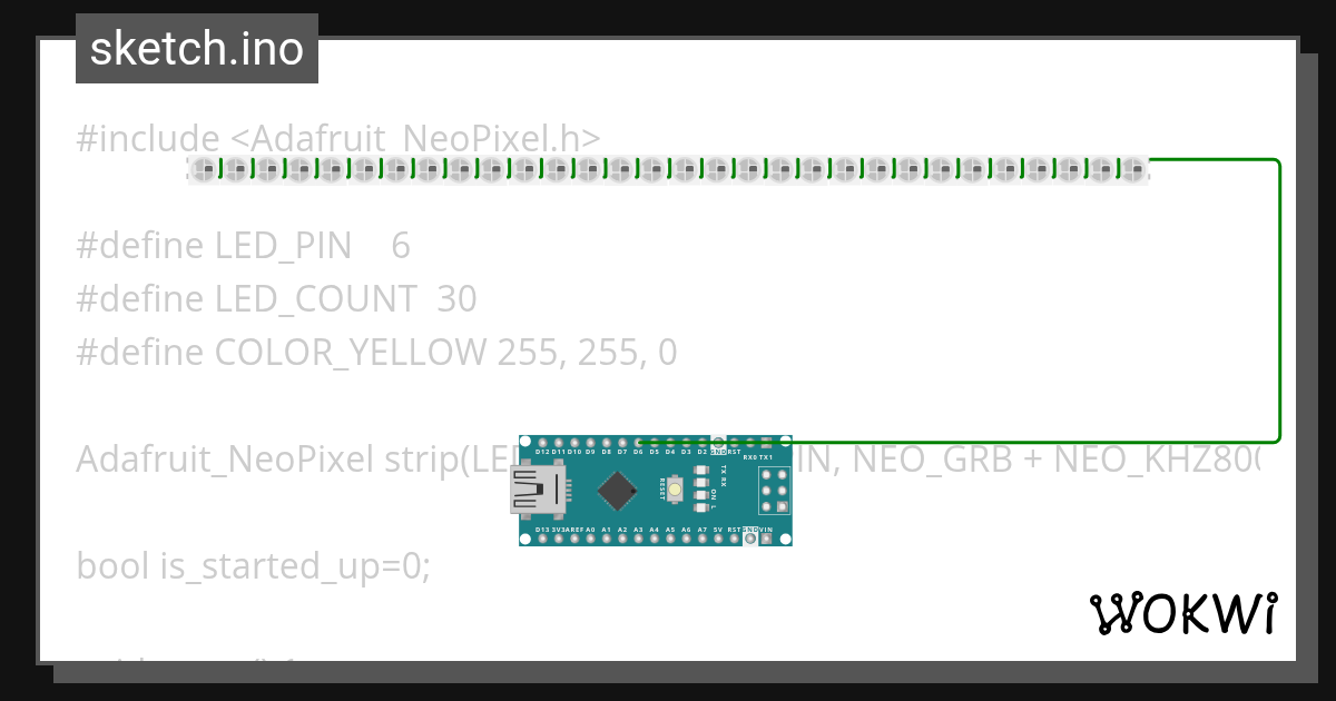 intermid lumi effect - Wokwi ESP32, STM32, Arduino Simulator