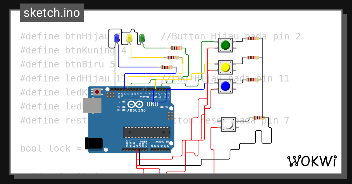 Button Cerdas Cermat With Arduino Wokwi Esp32 Stm32 Arduino Simulator