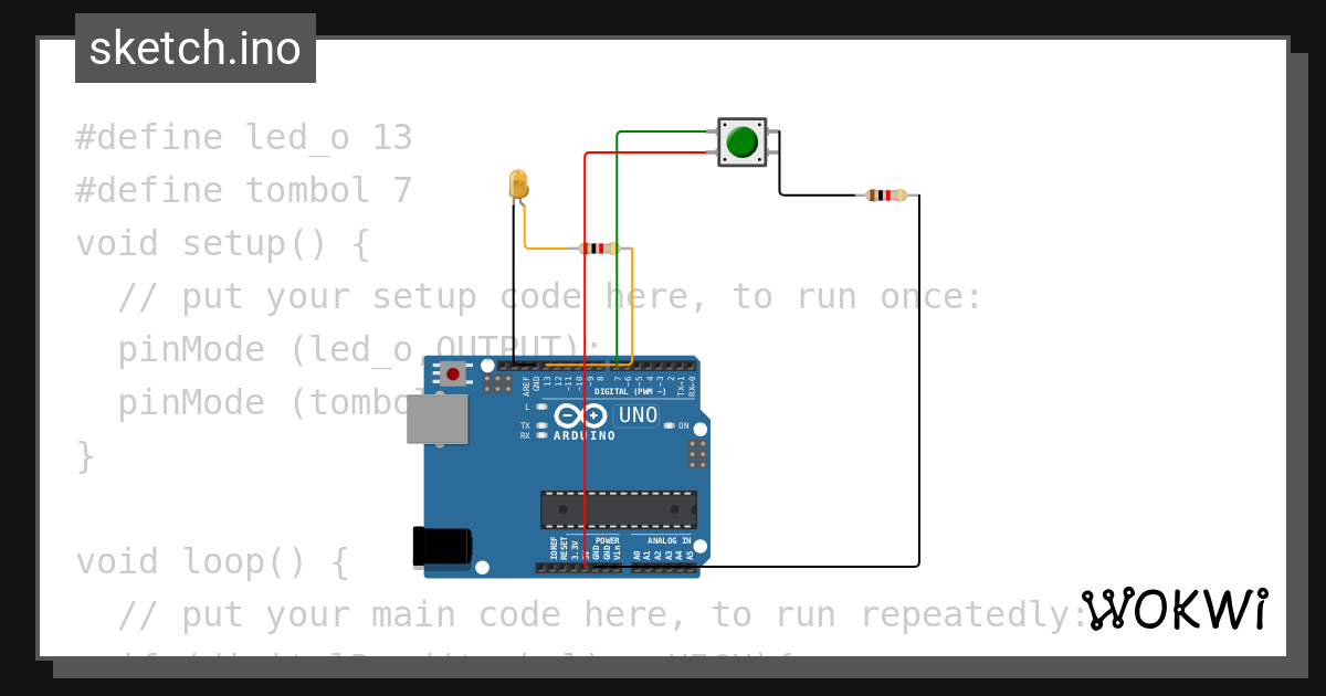 Pus Buton Wokwi Esp32 Stm32 Arduino Simulator