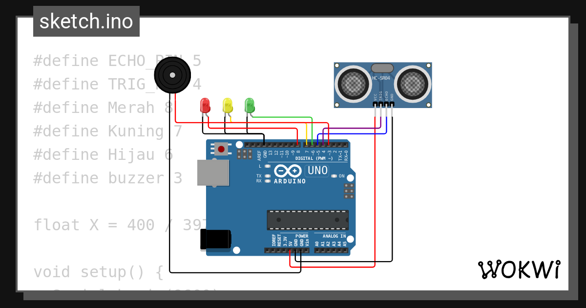 Deteksi Banjir Wokwi Esp32 Stm32 Arduino Simulator 8473
