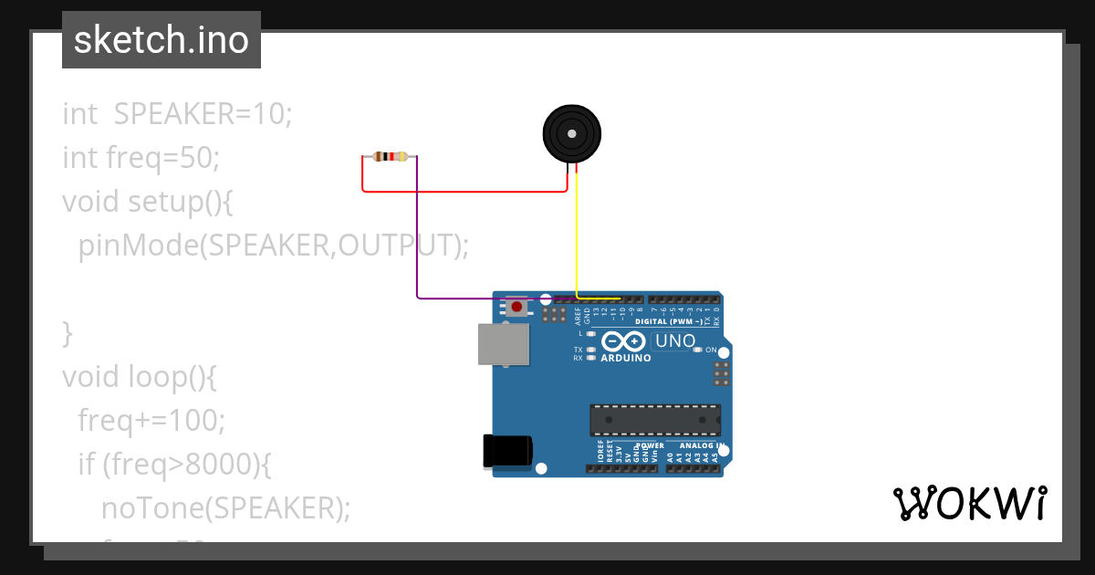 Buzzer Wokwi Esp32 Stm32 Arduino Simulator 