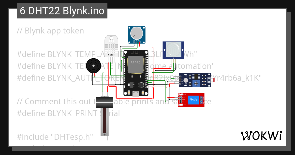 Home Automation IoT Project Copy - Wokwi ESP32, STM32, Arduino Simulator