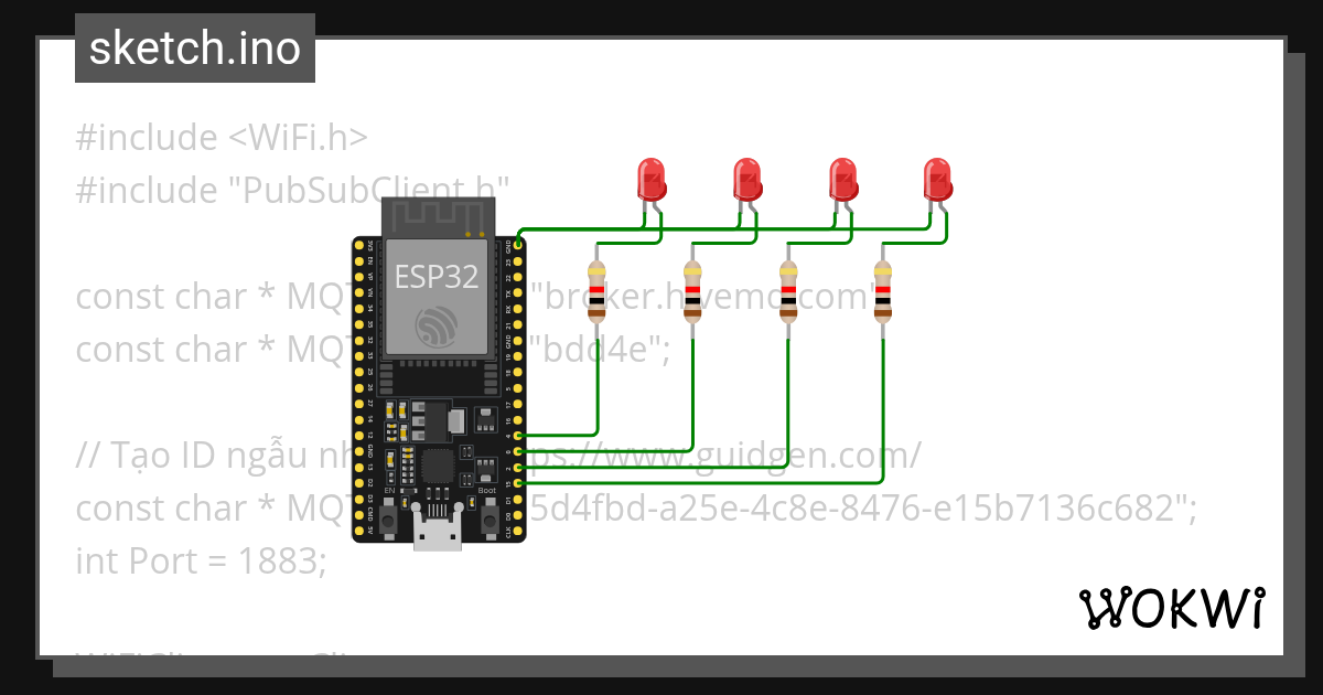MQTT_Bai_1 - Wokwi ESP32, STM32, Arduino Simulator