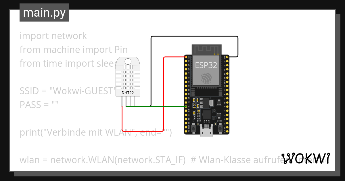 Wlan Mqtt Dht Wokwi Esp32 Stm32 Arduino Simulator 