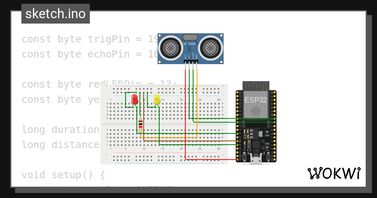 Ultrasoniclatihanwidya Copy Wokwi Esp32 Stm32 Arduino Simulator 4204