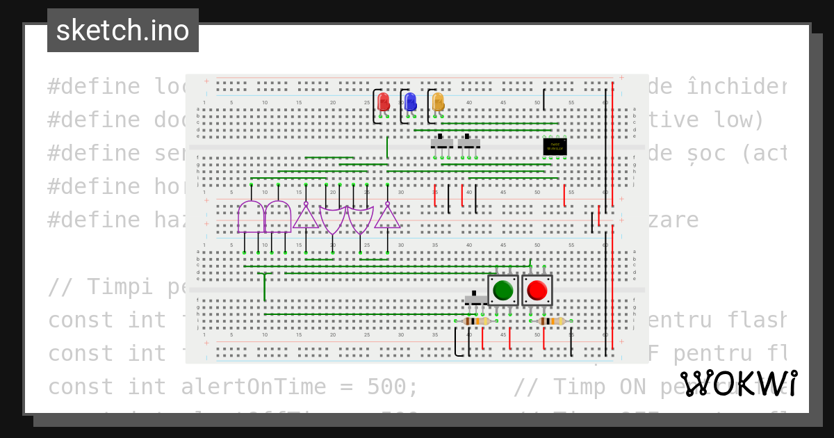 Alarma Wokwi Esp32 Stm32 Arduino Simulator