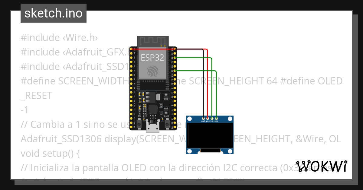 oled - Wokwi ESP32, STM32, Arduino Simulator