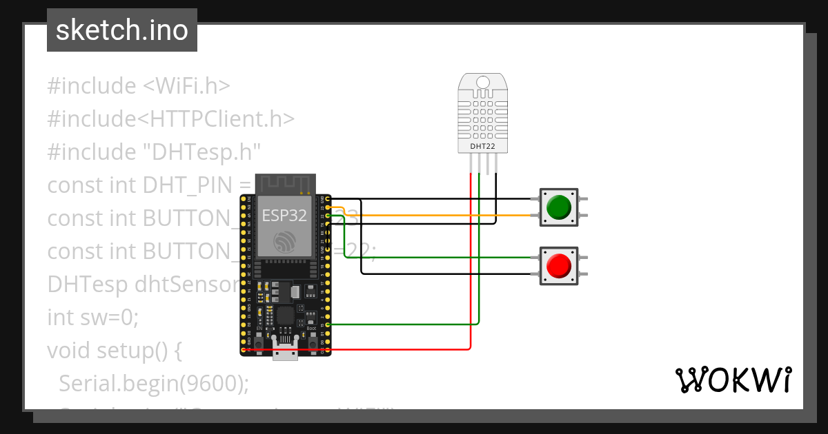 0504 homework - Wokwi ESP32, STM32, Arduino Simulator