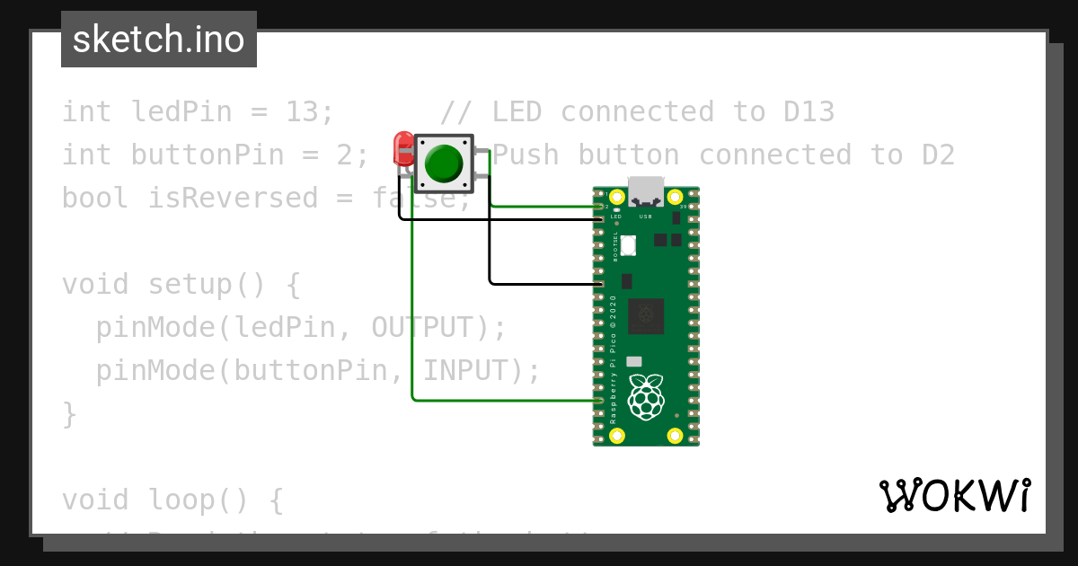 Led Blinkc Wokwi Esp32 Stm32 Arduino Simulator 0403