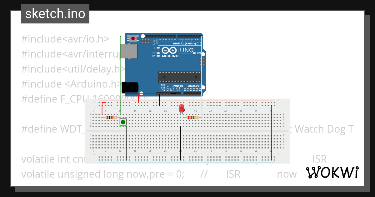 WatchDogTimer - Wokwi ESP32, STM32, Arduino Simulator