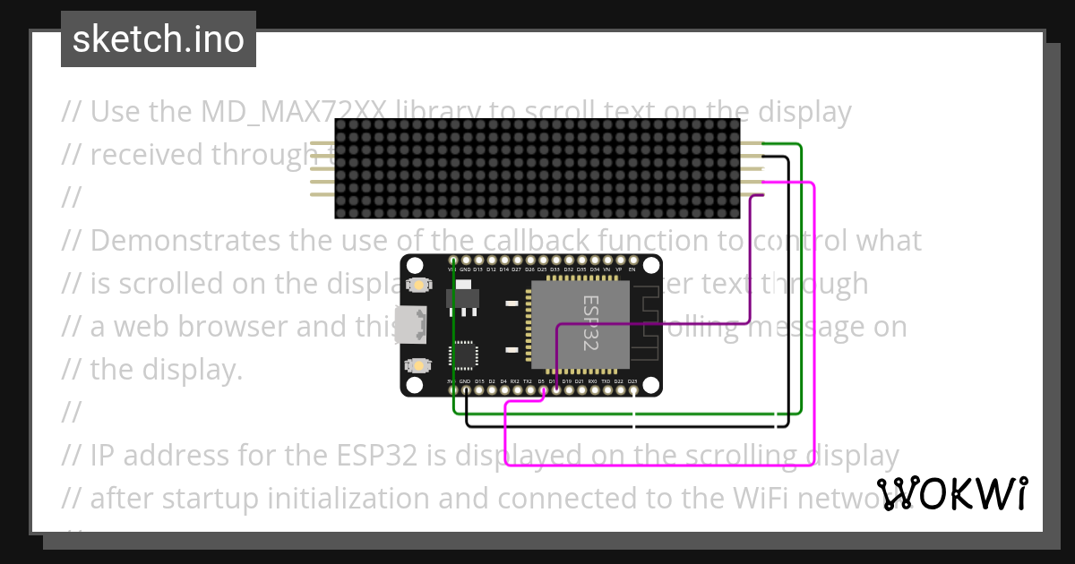 esp32 message serial - Wokwi ESP32, STM32, Arduino Simulator