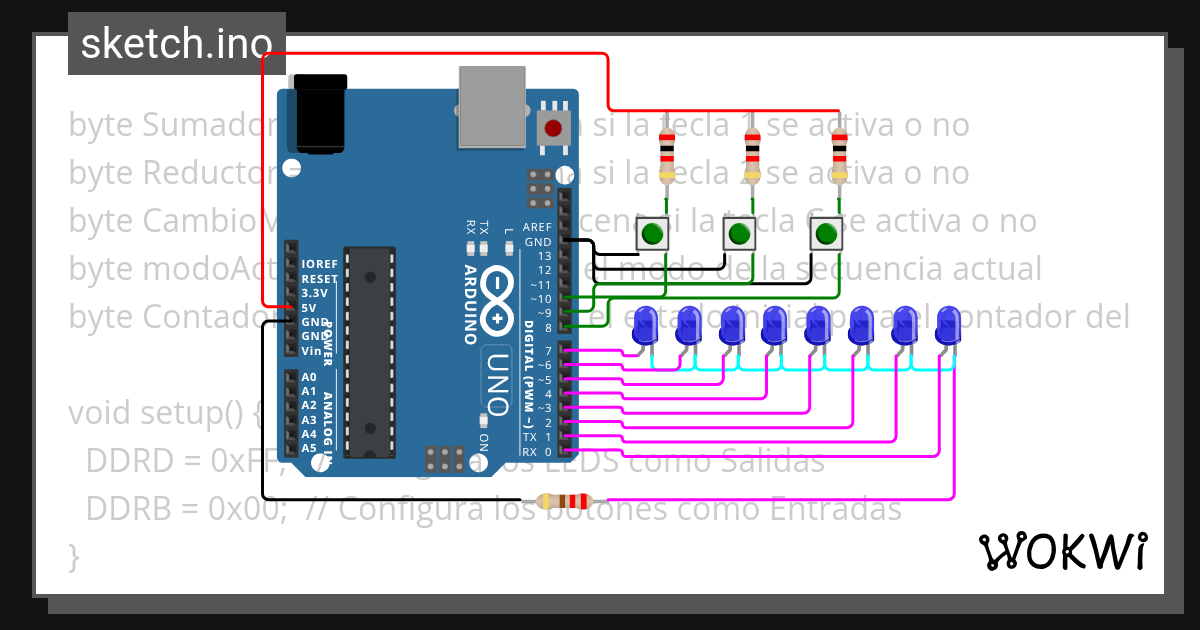 4 modos de arduino idk - Wokwi ESP32, STM32, Arduino Simulator