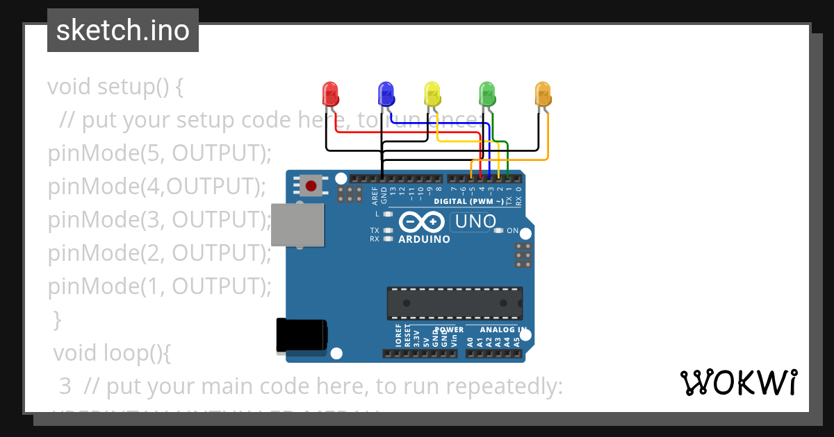 Led Kedap Kedip Wokwi Esp32 Stm32 Arduino Simulator 7195
