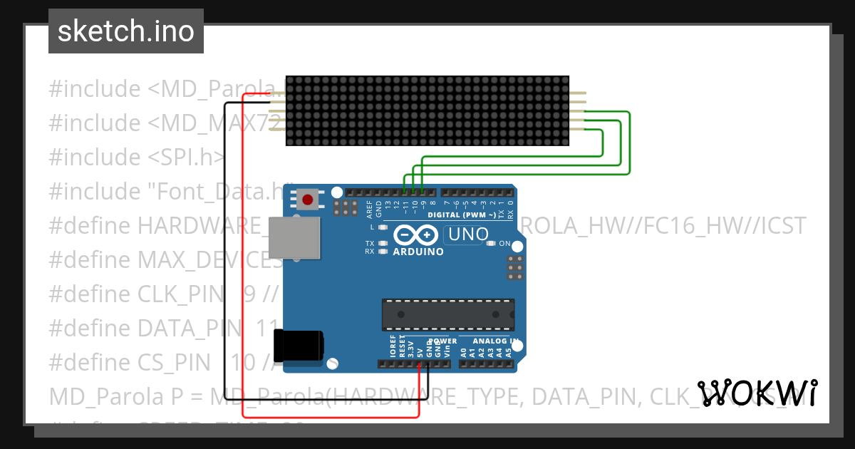 Arduinodotmatrixtest Copy 2 Wokwi Esp32 Stm32 Arduino Simulator 8146
