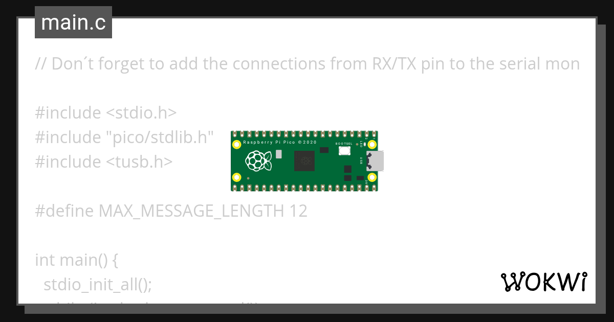 Serial Output with inputs - Wokwi ESP32, STM32, Arduino Simulator