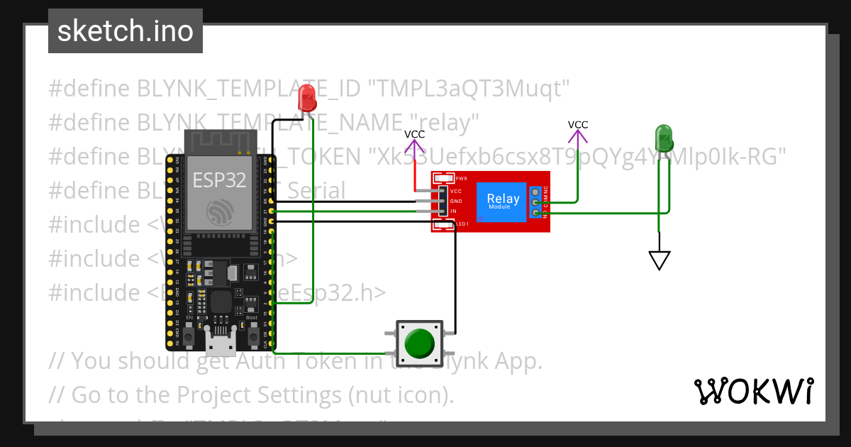 relay - Wokwi ESP32, STM32, Arduino Simulator