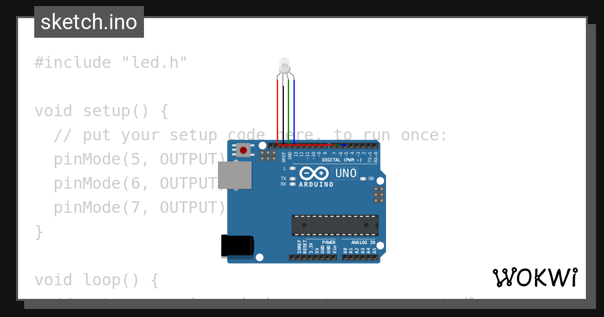 Rgbled Wokwi Esp32 Stm32 Arduino Simulator