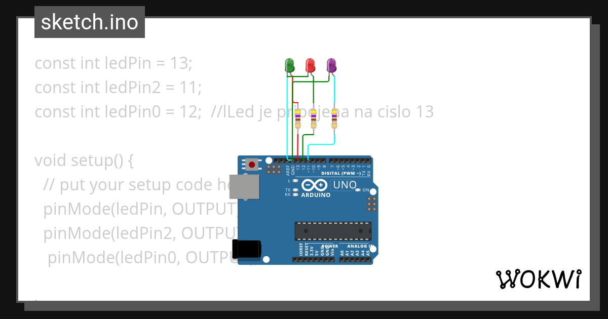 1blikanievstavanejled Wokwi Esp32 Stm32 Arduino Simulator 7998