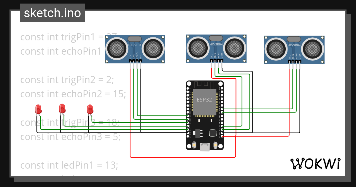 Smart Parking System Using Motion Sensor Wokwi Esp32 Stm32 Arduino 4153