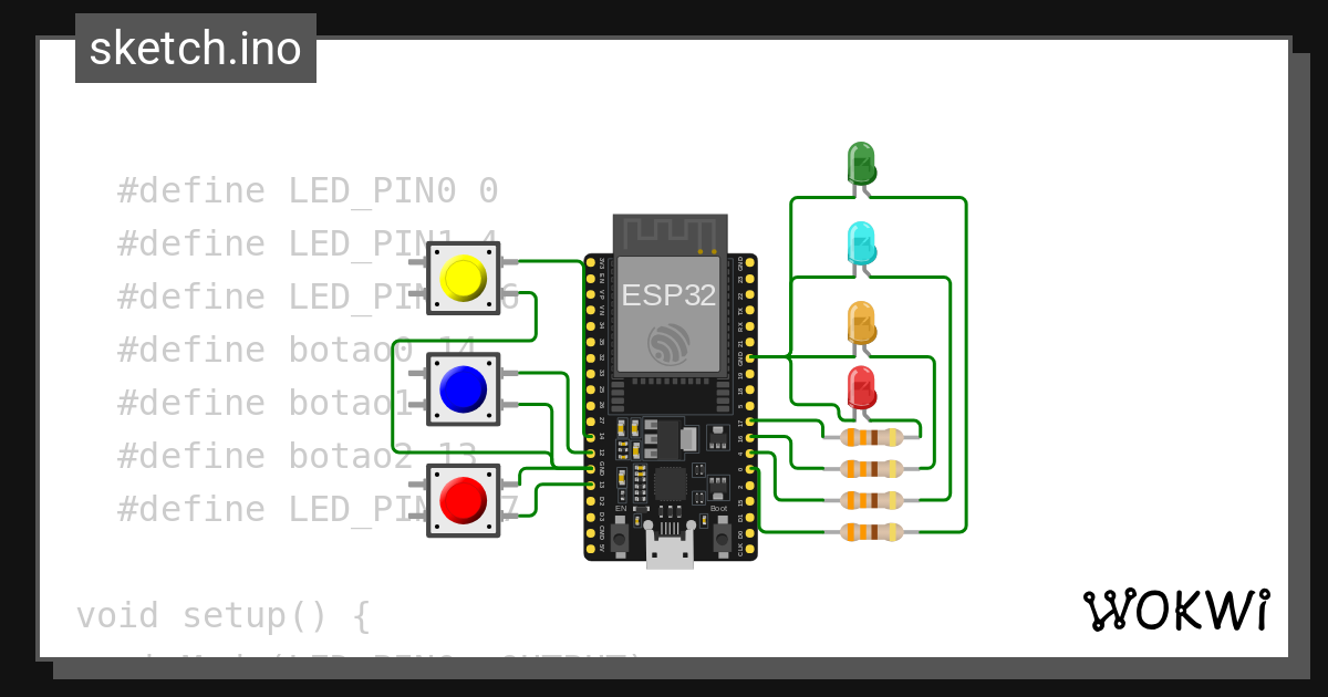 Tarefa Do Dia 25 Do Chaves Wokwi Esp32 Stm32 Arduino Simulator 5902