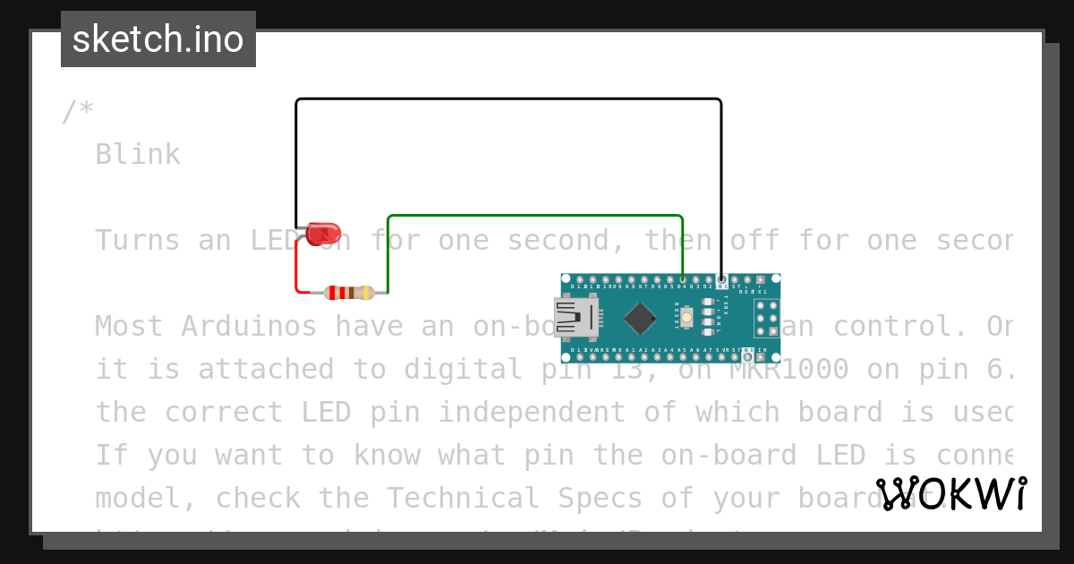Test Nano Wokwi Esp32 Stm32 Arduino Simulator 7883